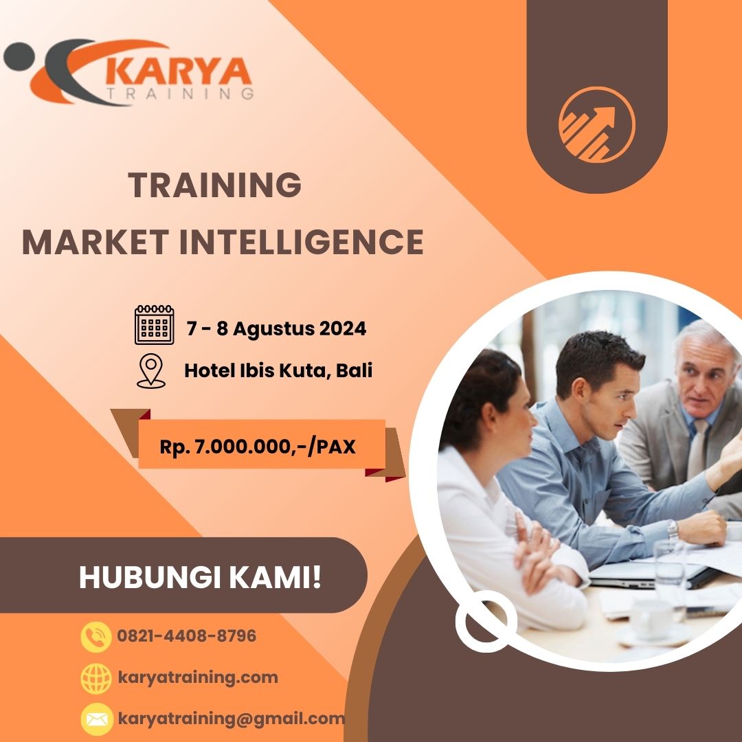 TRAINING MARKET INTELLIGENCE - Karya Training